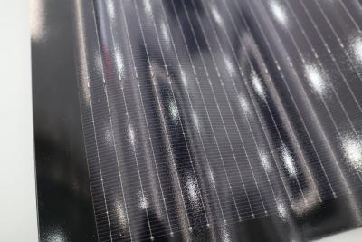 China Temperatura nominal de funcionamento da célula 44 graus Vermelho Preto Cor Tecnologia fotovoltaica Hantile 50W BIPV painéis solares à venda