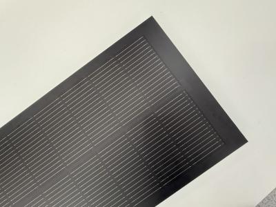 China Max. Fuse Current 25A 23.8% Flexible Solar Module 210W 12V Semi-Rigid Solar Panels with Cables Pet Material 1545*425*3mm for sale