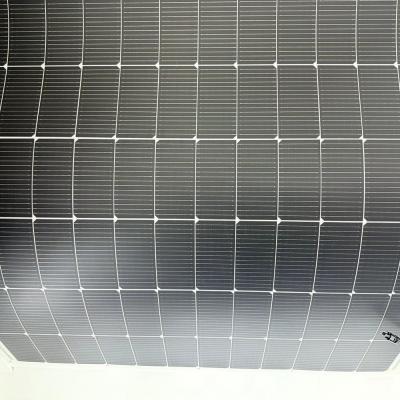 China Flexible Transparent 580W Soft Solar Hybrid Inverter BIPV Module Photovoltaic Panel for 44 Degree Rated Operating Temperature for sale