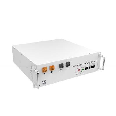 China Low Pressure Rack Mount Lithium Battery 100ah 51.2V Lithium Solar Storage Battery for sale