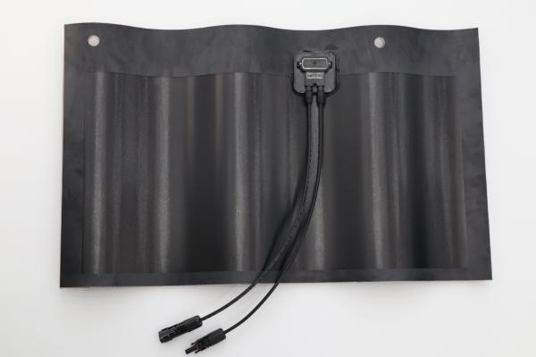 Quality High Efficiency Curved Solar Roof Tiles 50W BIPV Solar Power Tiles for sale
