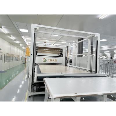 China Automatische industriële rol fluit papier thermische filmplaat warmpers droog zonne-module productielijn laminatie machine Te koop