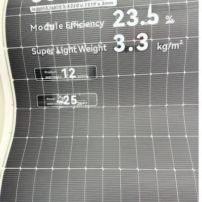 Quality Flexible 580W Soft Solar Power System Hybrid Inverter BIPV Module Photovoltaic for sale