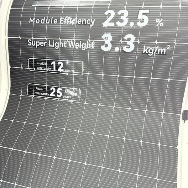 Quality Flexible 580W Soft Solar Power System Hybrid Inverter BIPV Module Photovoltaic for sale