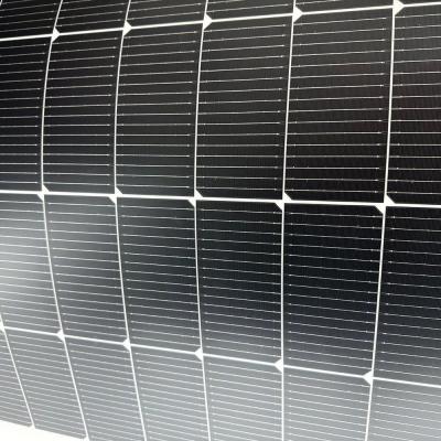China Transparent 580W Soft Solar Hybrid Inverter BIPV Modul für Dachmaterial Kurzschluss Spannung Temperaturkoeffizient 0,04% zu verkaufen