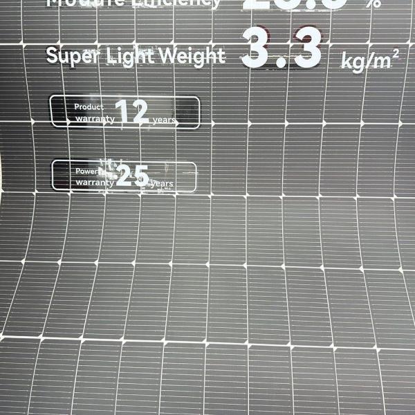 Quality Customized Portable Flexible PV Panels 580W Soft Solar Panels For RV for sale