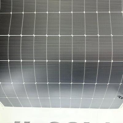 중국 가정용 소형 휴대용 유연 580W 소프트 솔라 하이브리드 인버터 BIPV 모듈 최대 전력 온도 계수 -0.26% 판매용