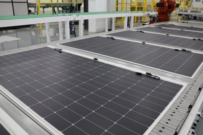 중국 연간 50000개 겹칠 수 있고 가벼운 모노 태양 전지 모듈 판매용