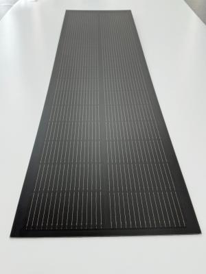 Китай Portable Bendable 12V 10bb Mono Cell Solar Panel for RV Camping Home Boat Marine Curve Surface Black 50000 Pieces Per Year продается