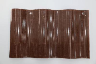 China Europese villa's Rode zonne daktegels 50W CIGS BIPV tegels met open-circuit spanning 6,69V en integratie van hernieuwbare energie Te koop