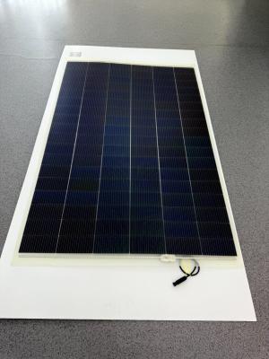 China 200W 290W ETFE Monocrystalline Silicon Semi-Flexible PV Panel , Flex Solar Panel Open-Circuit Voltage 53.03V All Black for sale