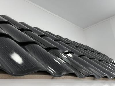 China Durable Tiles 50W Solar Roof Tiles System Transparent Solar PV Roof Bificial Solar Cell Module Max. Power 50W 685*420*9mm for sale