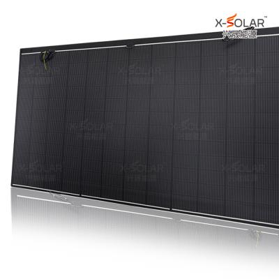 중국 공장 직판 유연 태양광 패널 2260*1209*2.7mm 7.44kg 접착제 설치 용이 TUV IEC 인증서 폴더블 태양광 모듈 맞춤형 크기 태양광 패널 판매용