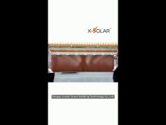 bipv solar power roof shingles optimum operation voltage 9.62v for construction