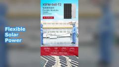 580W Soft Solar Panel For Roofs Easy Install