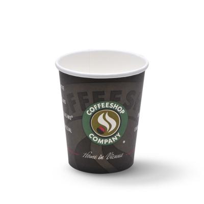China Disposable Single Wall Paper Cups Custom Printed for sale