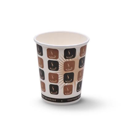 China Disposable Single Wall Paper Cups Custom Printed for sale