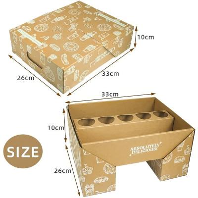 China Disposable Kraft Paper Food box ，Picnic boxt。 Take Away Box For Restaurant, Fast Food box for sale