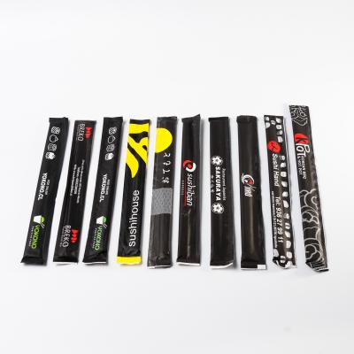 China Einweg-Bamboo-Stichstäbchen Hergestellt in Hunan Fabrik Halp Papier Wickel Zwillinge zu verkaufen