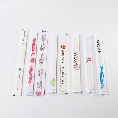 China Round Bamboo Chopsticks with OPP wrap ，full paper wrap，half paper wrap for sale