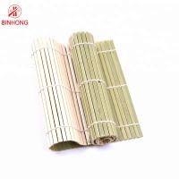 China Customize Size Square Natural Bamboo Sushi Making Mat for sale