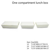 China One Compartment Microwavable Disposable Bento Box Containers for sale