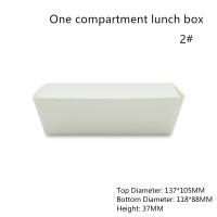 China One Compartment Microwavable Disposable Bento Box Containers for sale