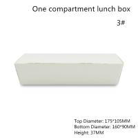 China One Compartment Microwavable Disposable Bento Box Containers for sale