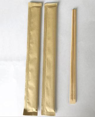 Bastoncini amichevoli di bambù eliminabili di Eco con l'imballaggio della carta kraft