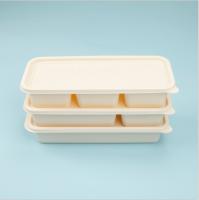 China Cornstarch Degradable Takeaway Disposable Bento Box for sale