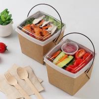 China Customized Disposable Takeaway Packaging Boxes Cup Shaped Noodle Packaging Boxes for sale
