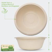 China Microwave Round Biodegradable Take Away Box Disposable Gluten Free Eco Friendly for sale