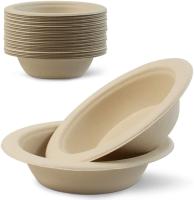 China Microwave Round Biodegradable Take Away Box Disposable Gluten Free Eco Friendly for sale
