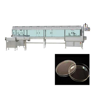China Automatic Petri Dish Filling Machine 4000BPH for 55mm 90mm Plates for sale