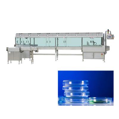 China Automatic Petri Dish Filling Machine 6000BPH for Microbiology Labs for sale
