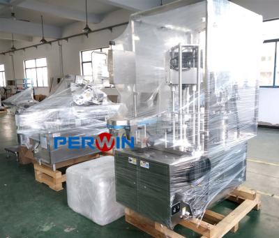 China Perwin Plastic / Glass Ampoule Bottle Filling And Cappign Machine for sale