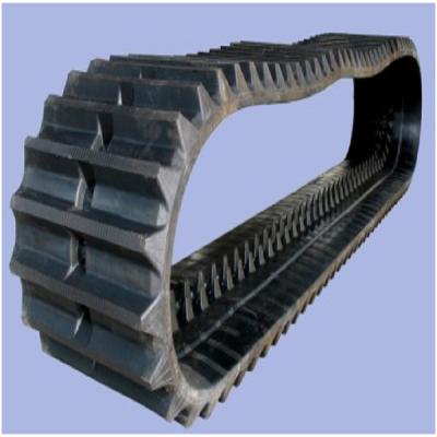 China 500x100x62 Large Dumper Rubber Track with Less Ground Damage Rubber Track for sale