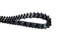 China 52mm Width Robot Rubber Tracks High Tractive Force Adjustable Length for sale