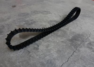 China Continuous Small Robot Tracks , Custom Rubber Tracks Low Ground Pressure for sale