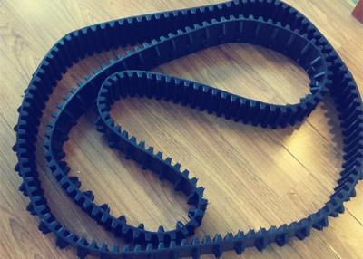 China Black Small Snowmobile Rubber Track High Running Speed With 24 Link for sale
