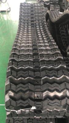 China 320x86x55/400x86x55/450x86x55 Zigzag Pattern Skid Steer Loader Rubber Track for sale