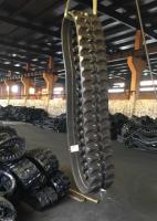 China 100mm Pitch Adjustable Dumper Rubber Tracks Crawler Type for sale
