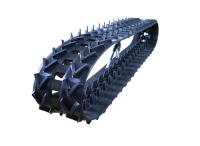 China Mini Robot Rubber Tracks With Customized Wheels 123mm Width for sale