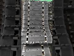 64mm Pitch Snowmobile Rubber Track With Adjustable Links