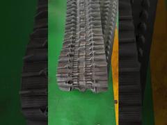 220mm Width Rubber Snow Tracks , Low Noise Snowmobile Track Replacement