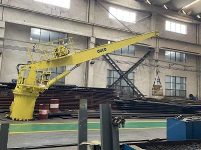 Cina 1.5T 10M Gru montata su piedistallo offshore API 2C Gru rigida dell'asta in vendita