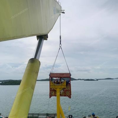 Cina 1.5T 10M Gru montata su piedistallo offshore API 2C Gru rigida dell'asta in vendita
