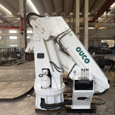 中国 材料を持ち上げるための1.5T 19Mの大きい半径の折るブーム クレーン 販売のため