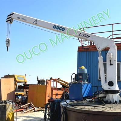 Cina Manutenzione facile 1.5T4M Marine Deck Crane Support Class la maggior parte dei certificati in vendita