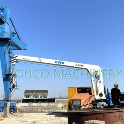 Cina Manutenzione facile 1.5T4M Marine Deck Crane Support Class la maggior parte dei certificati in vendita